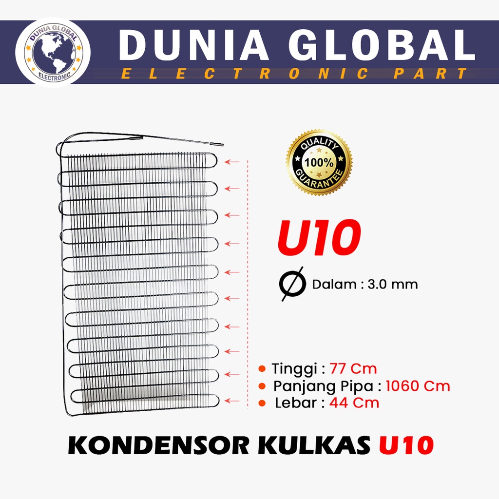 Jual KONDENSOR KULKAS TIPE U10 | Shopee Indonesia