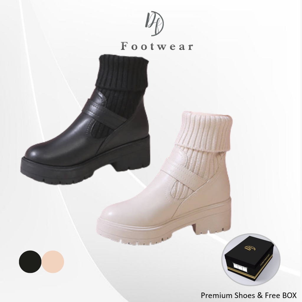 Jual [DF FOOTWEAR] DF 652 Sepatu Boots Wanita Import Premium Quality ...