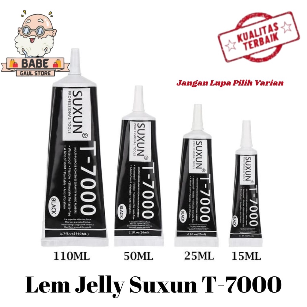 Jual LEM JELLY LCD TOUCHSCREEN SUXUN T7000 ORIGINAL 15ML 50ML 110ML T-7000 | Shopee Indonesia