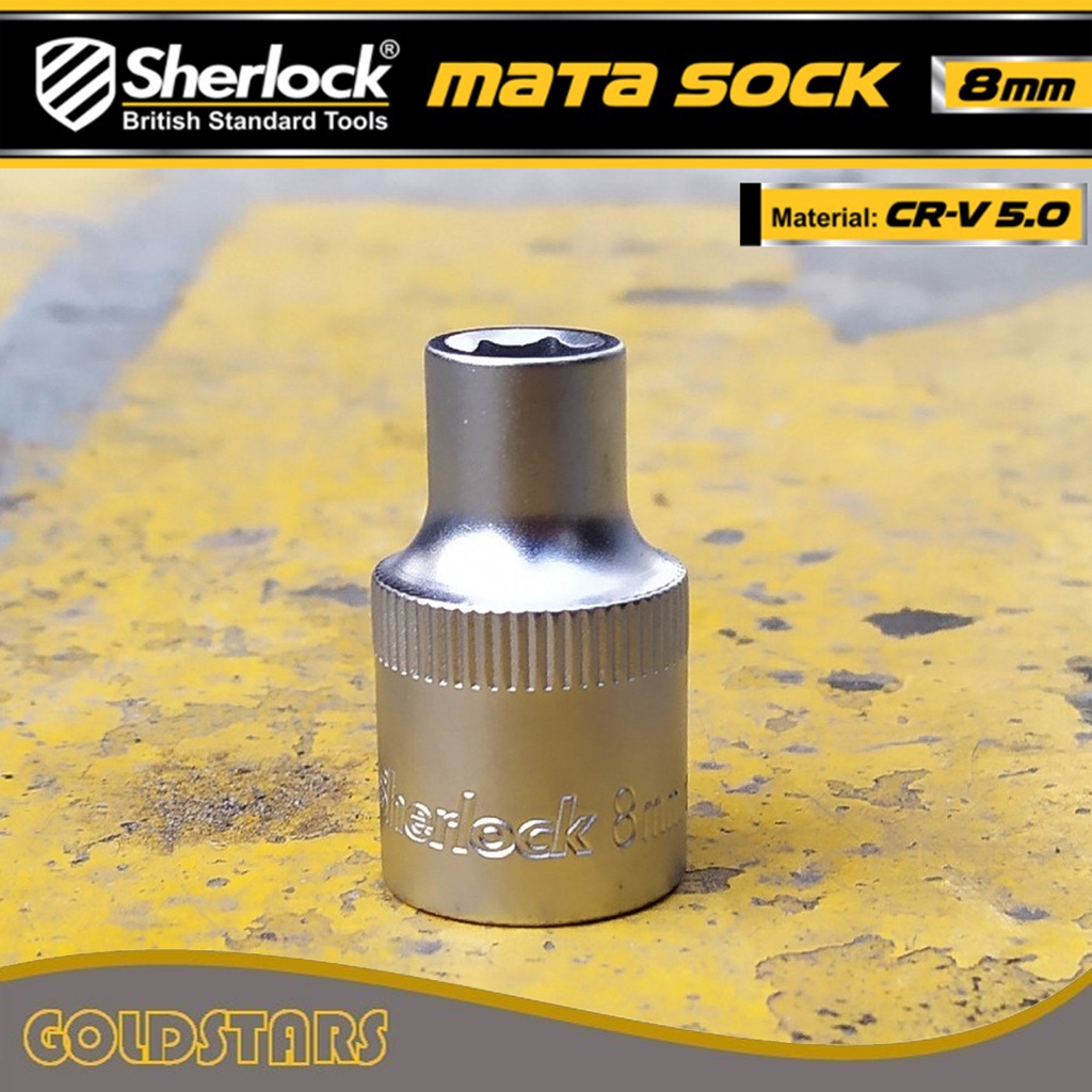 Jual Kunci Shock 8 - 36 mm 6 PT Original Sherlock 1/2 inch 6 PT Mata ...