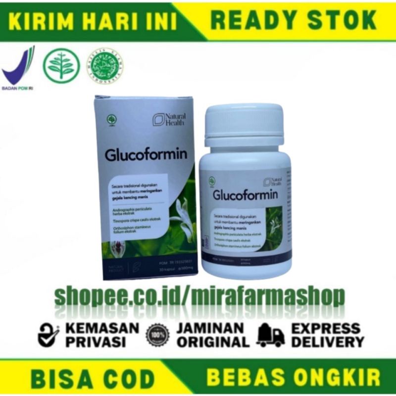 Jual Glucoformin Asli Obat Herbal Atasi Diabetes Gula Darah Tinggi ...