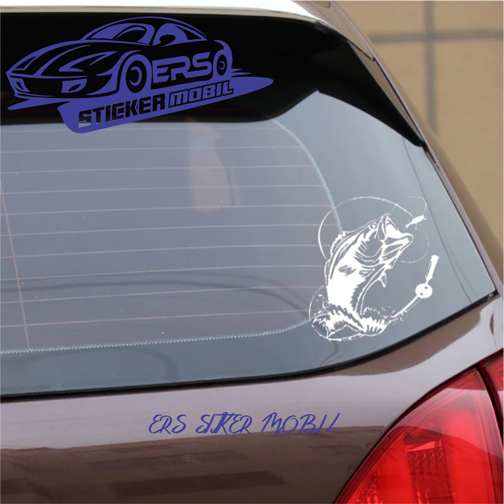 Jual stiker sticker mobil motif ikan mancing kap kaca body mobil ...