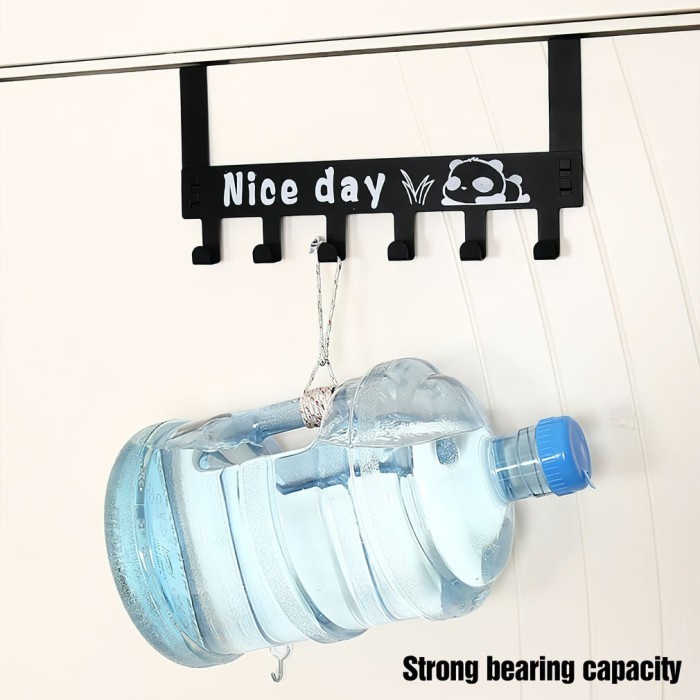 Jual NICE DAY HOOK HANGER GANTUNGAN BAJU BELAKANG PINTU 6 KAIT TEMPEL ...