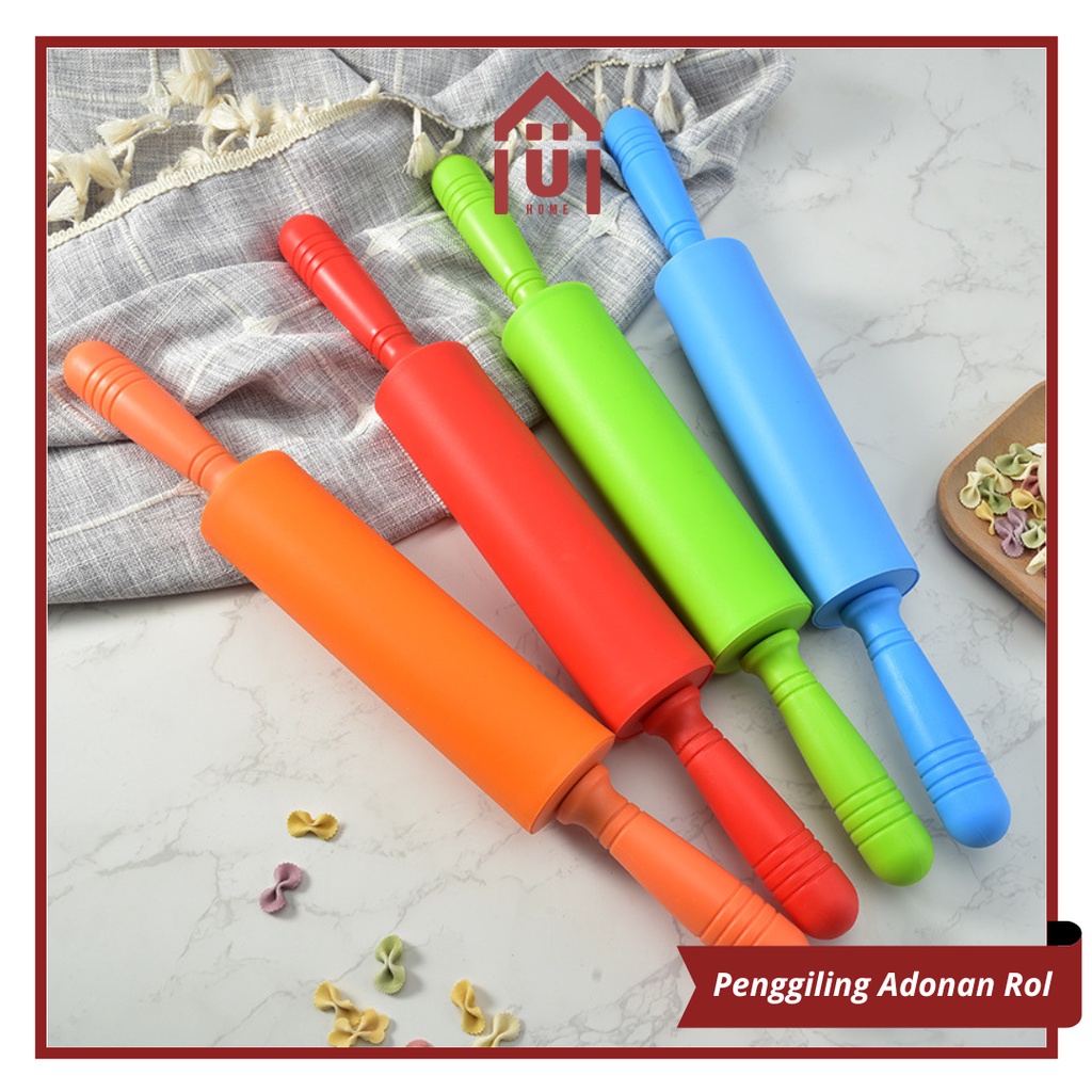 Jual UNISO - ROLLING PIN SILIKON PENGGILING ADONAN AKSESORIS PENGGILAS ...