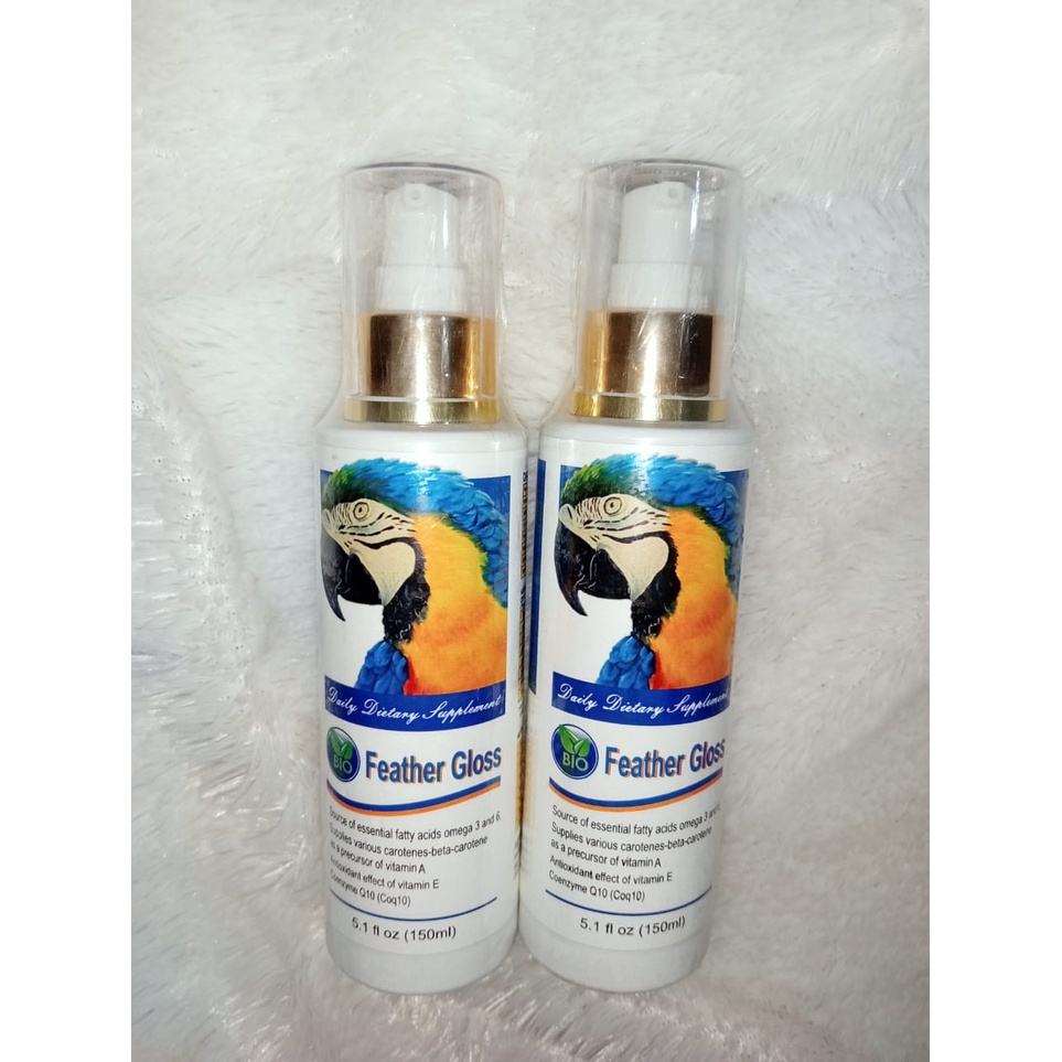 Jual Feather Gloss 150 ml Multivitamin untuk Burung Parrot | Shopee ...