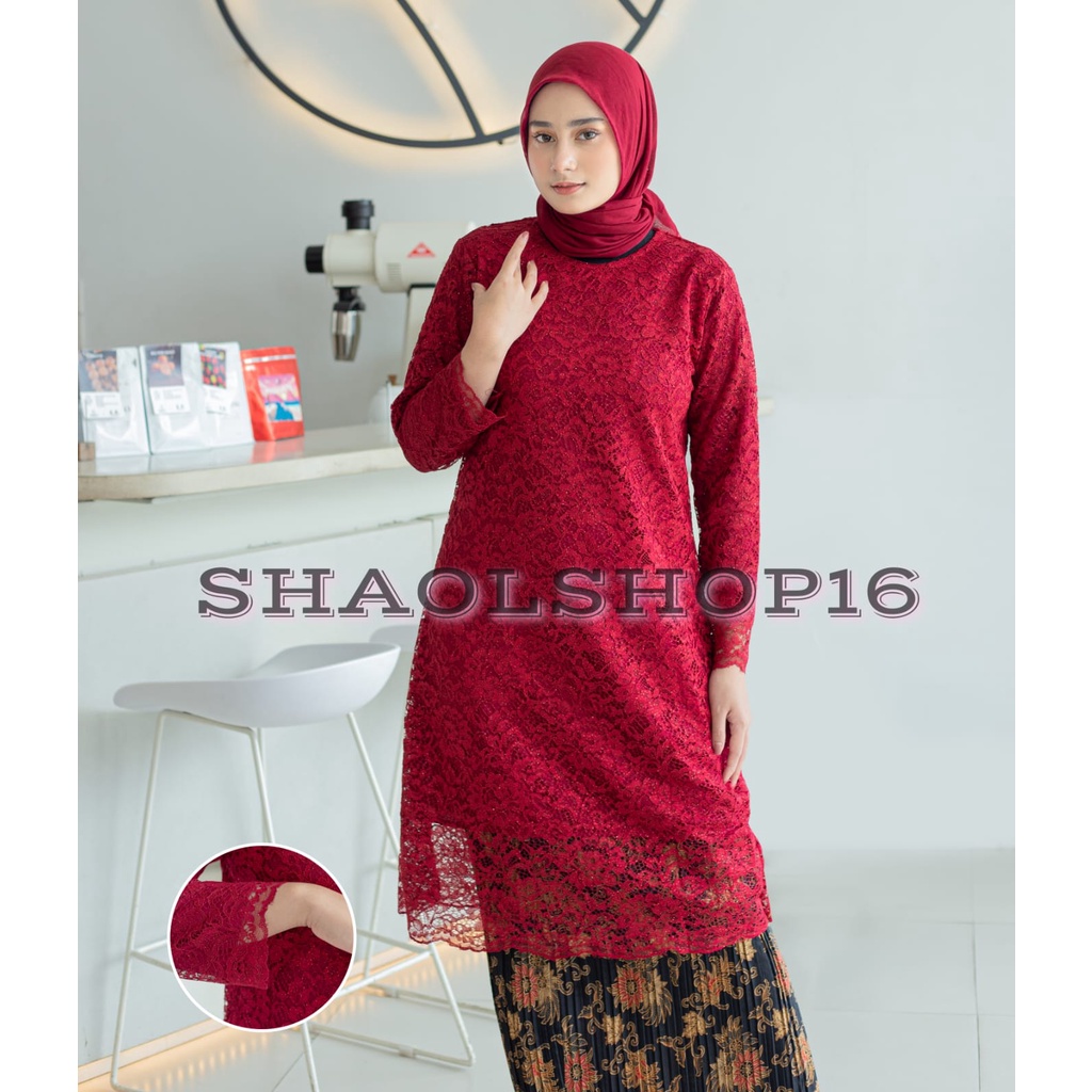 Jual Kebaya Brukat / Kebaya Kurung Brukat / Kebaya Tunik Brukat ...