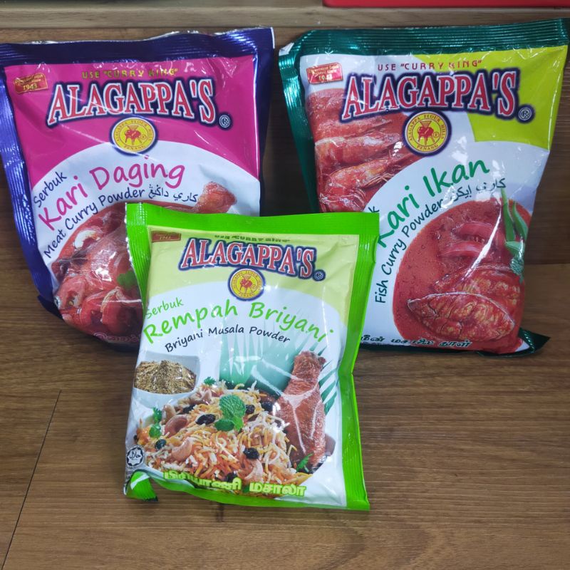 Jual Bumbum Serbuk Alagappa's Product Malaysia, Kari Daging, Kari Ikan ...