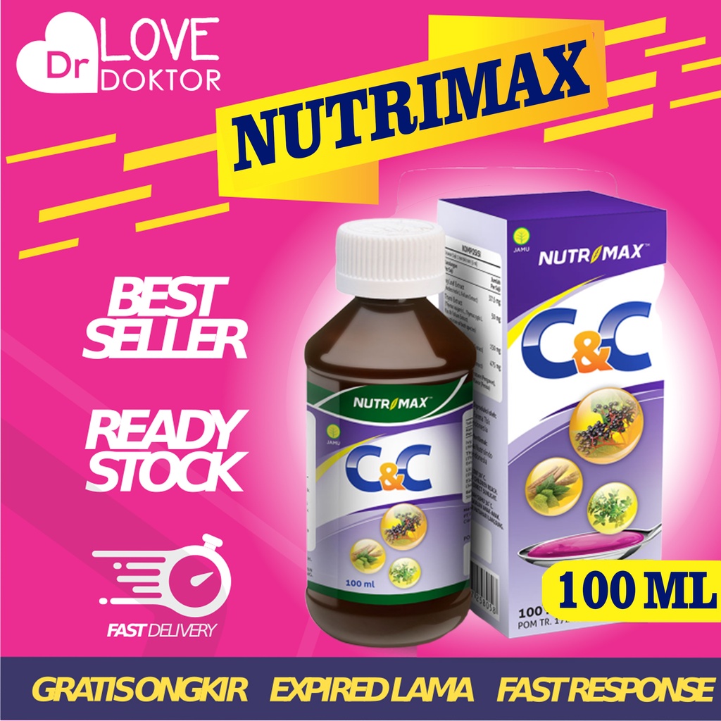 Jual NUTRIMAX C&C SYRUP VITAMIN OBAT SIRUP BATUK PILEK FLU KERING ...