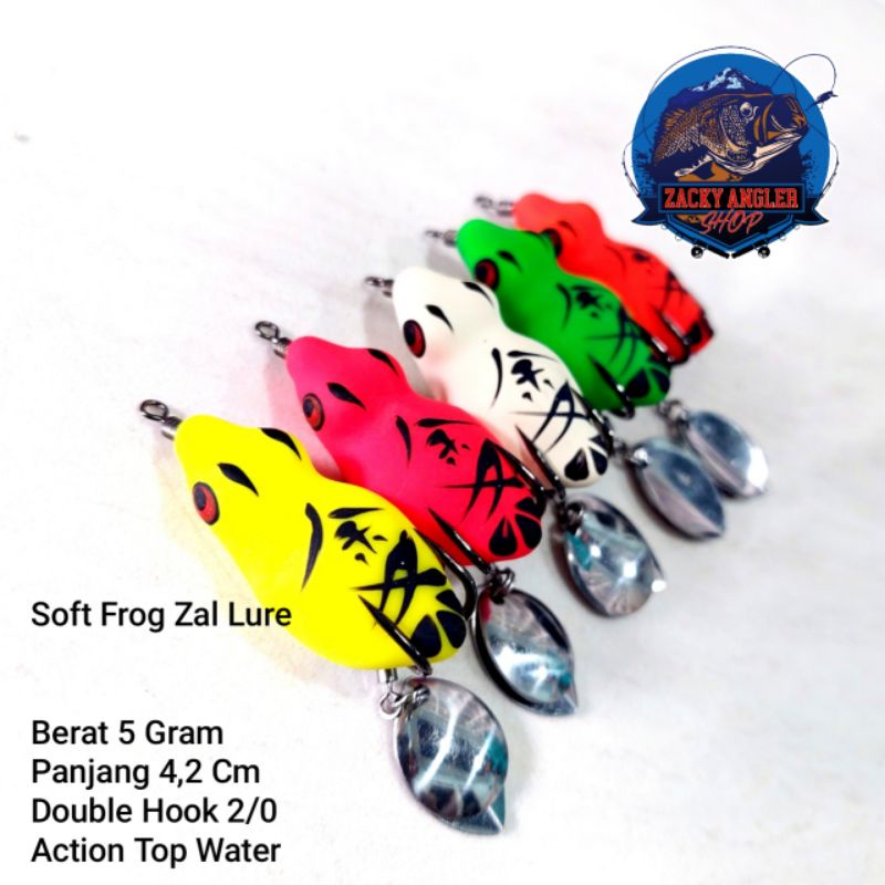 Jual Soft Frog Double Blade Zal Lure 4,2 Cm Umpan Pancing Gabus ...