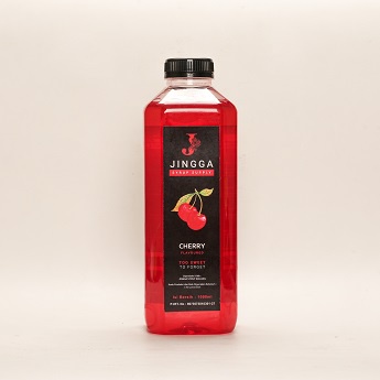 Jual JINGGA Cherry Syrup 1000 ml - Sirup Ceri Untuk Coffee Mocktail ...