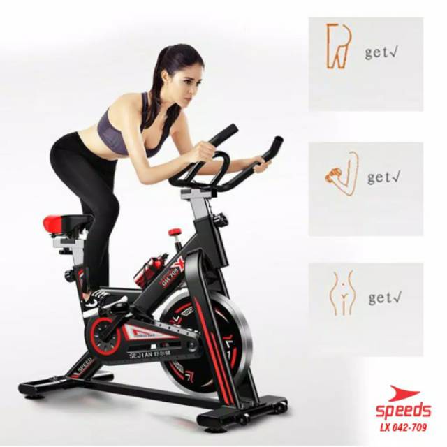 Jual Spinning bike Speeds 28KG Sepeda Olahraga Fitness Alat Fitness ...