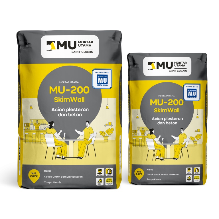 Jual SEMEN ACIAN & PLESTERAN BETON MORTAR UTAMA MU-200 (20 KG) | Shopee ...