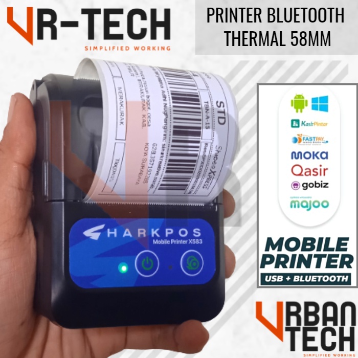 Jual PRINTER MINI BLUETOOTH THERMAL 58MM PORTABLE CETAK RESI DAN STRUK KASIR | Shopee Indonesia