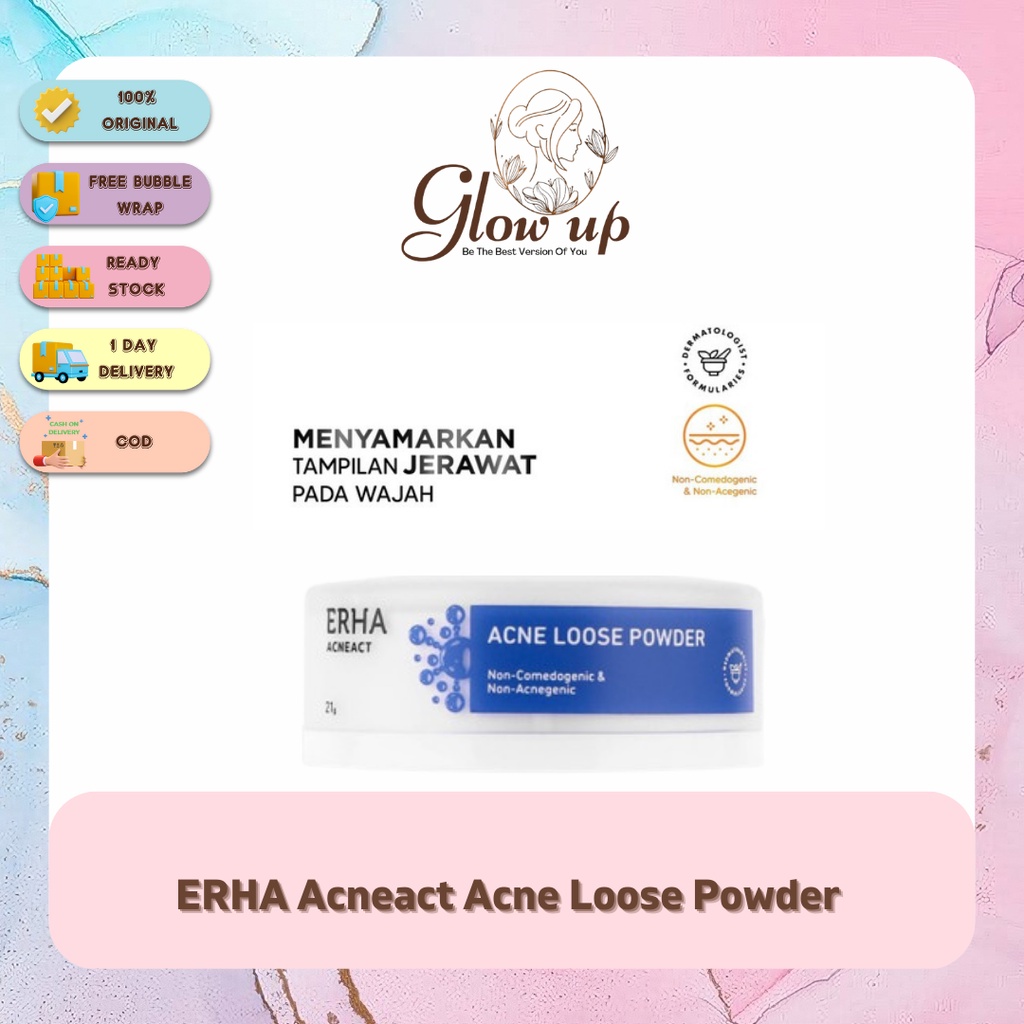 Jual Erha Acneact Acne Loose Powder 21gr - Bedak Tabur Kulit Jerawat ...
