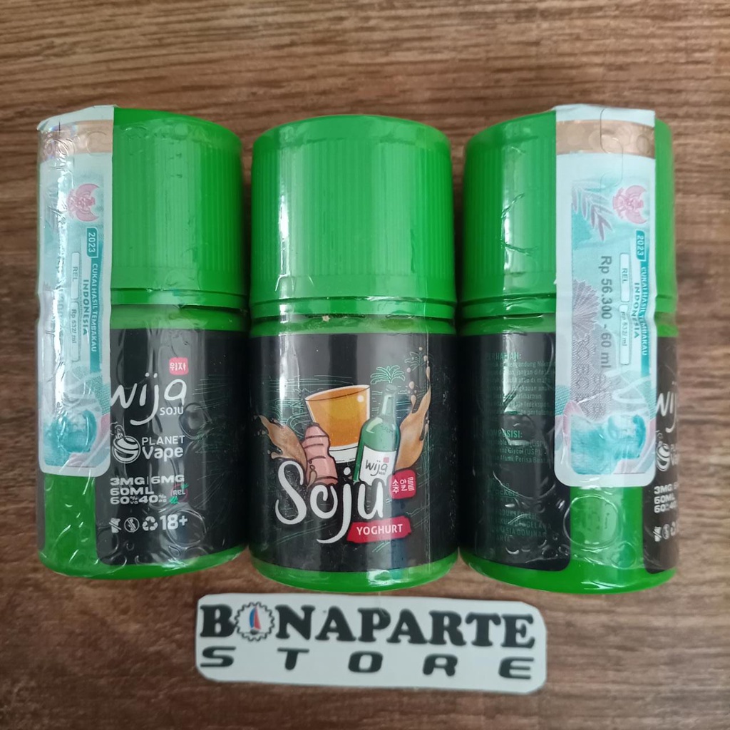 Jual Liquid WIJA SOJU Yoghurt 3MG 60ML By Wija Soju x Planet Vape Cukai ...
