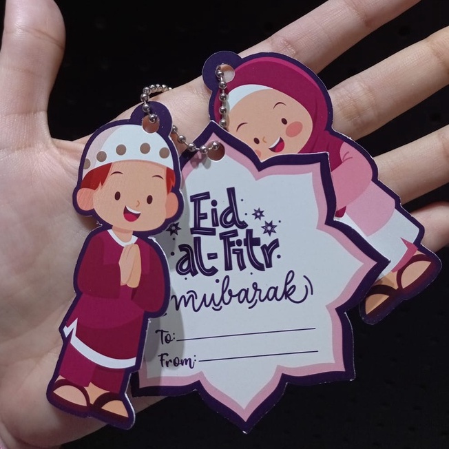 Jual Hang tag Label Unik Premium - Tema Idul Fitri - TRIPLE HANG TAG ...