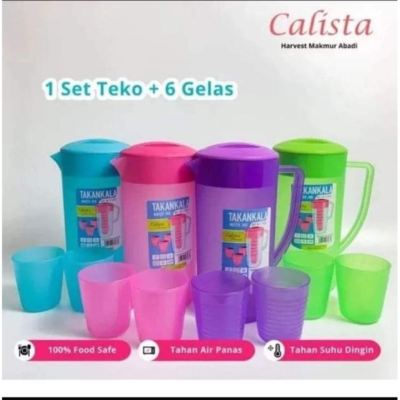 Jual TEKO SET TAKANKALA CALISTA 7PCS | Shopee Indonesia