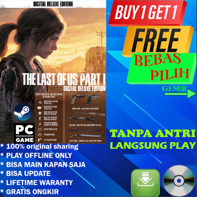 Jual The Last of US Part I Digital Deluxe Edition PC | Shopee Indonesia