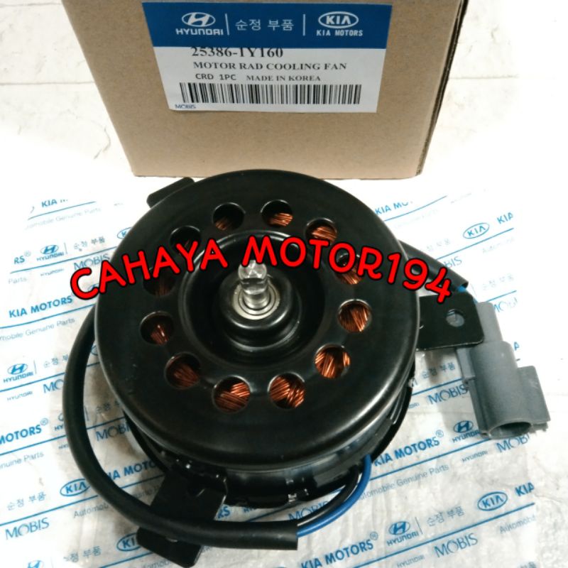 Jual MOTOR FAN COOLING AC HYUNDAI PICANTO COSMO 25386-1Y160 ASLI ...