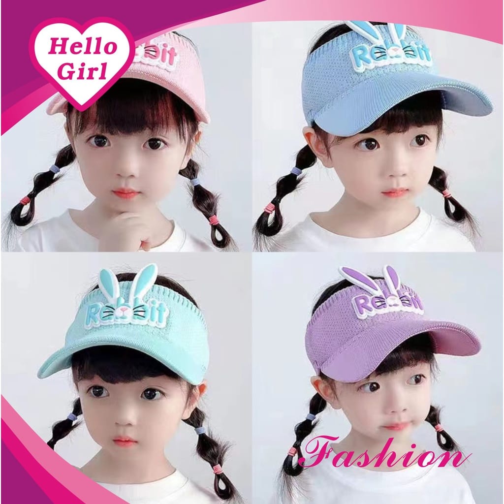Jual WD Topi Anak Rabbit Topi Golf Anak Rabbit Topi Anak Visor Topi ...