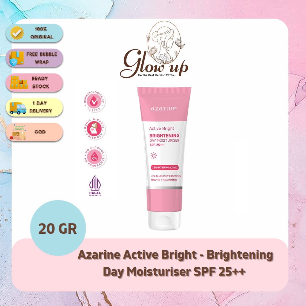 Jual Azarine Active Bright - Brightening Day Moisturiser SPF 25++ 20gr ...