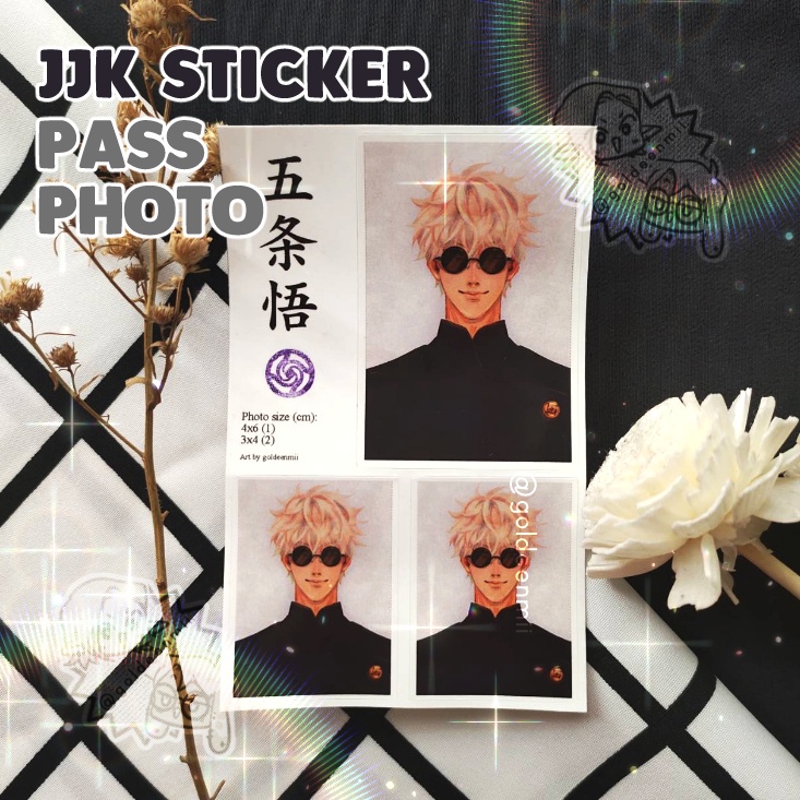 Jual [READY STOCK] JJK - Sticker Gojo Geto Pass-photo Jujutsu Kaisen ...