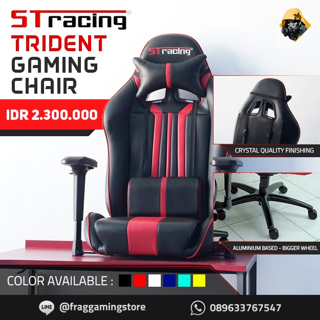 Jual Kursi Stracing / St Racing Gaming Chair Trident Series Kursi ...