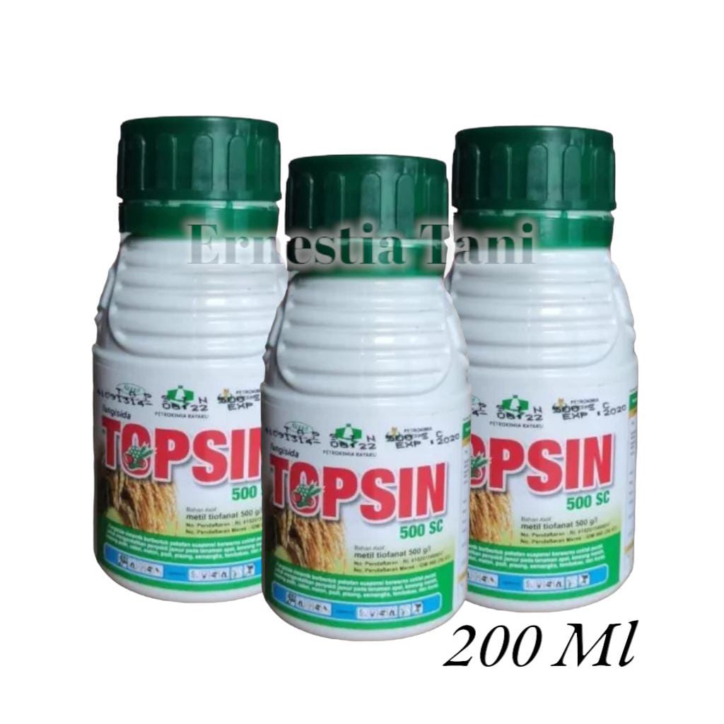 Jual Fungisida Topsin 500SC 200 ML Bahan Aktif Metil Tiofanant 500g/l ...