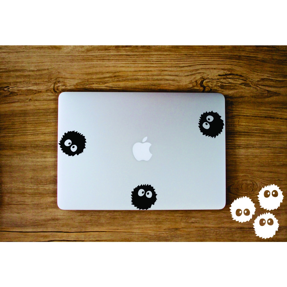 Jual Stiker Dust Ball Soot Sprite Anime Studio Ghibli - Laptop Decal ...