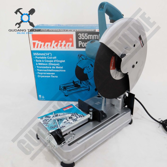 Jual Mesin Potong Besi Kayu Baja Ringan Listrik 14" 2414NB MAKITA ...