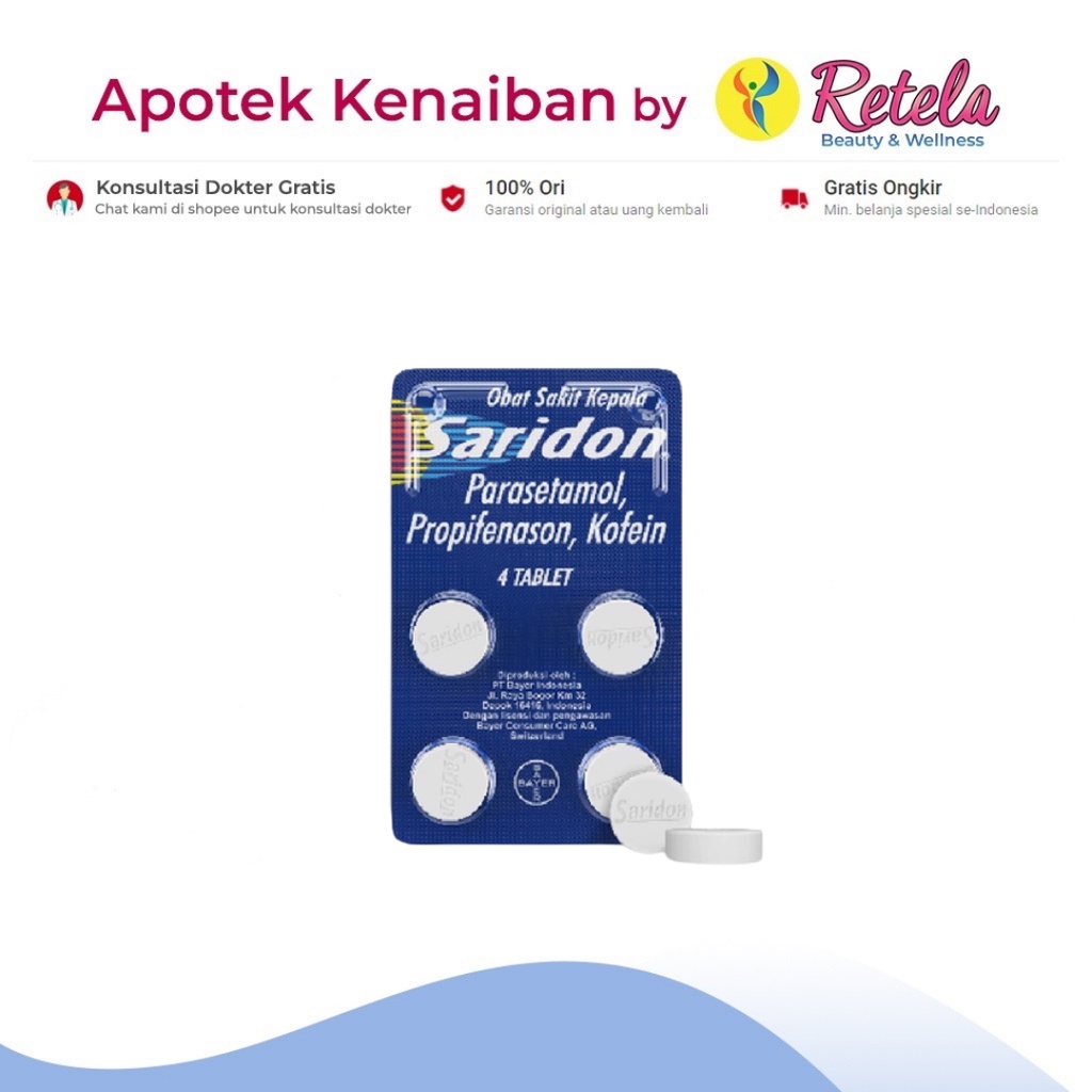 Jual SARIDON STRIP 4 TABLET | Shopee Indonesia Jual SARIDON STRIP 4 TABLET | Shopee Indonesia