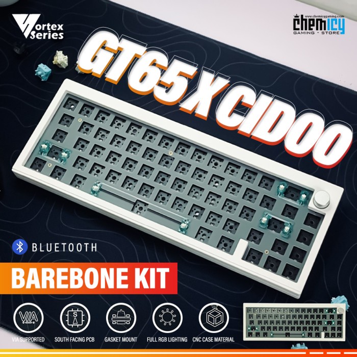 Jual Best Seller Vortex Series Gt65 / Gt-65 X Cidoo Barebone Mechanical ...