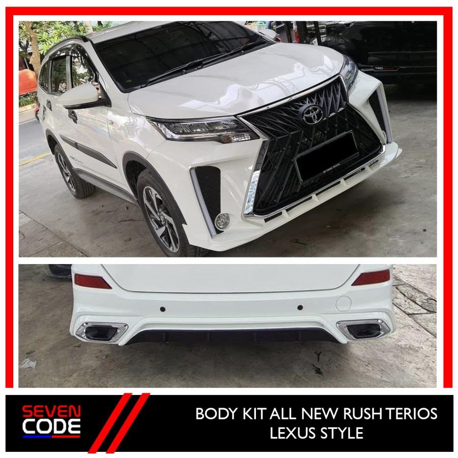 Jual BODY KIT ALL NEW RUSH TERIOS 2018 - LEXUS STYLE | Shopee Indonesia