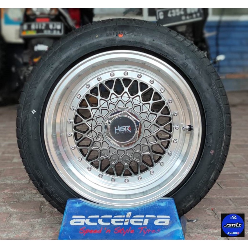 Jual PAKET VELG & BAN RING 15 HSR RS HONDA BRIO,NISSAN MARCH,TOYOTA ...