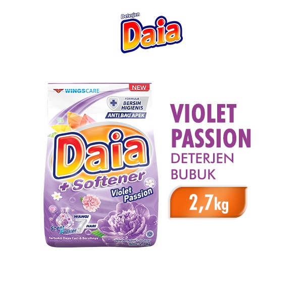 Jual Daia Deterjen Bubuk Violet 2,7 kg | Shopee Indonesia