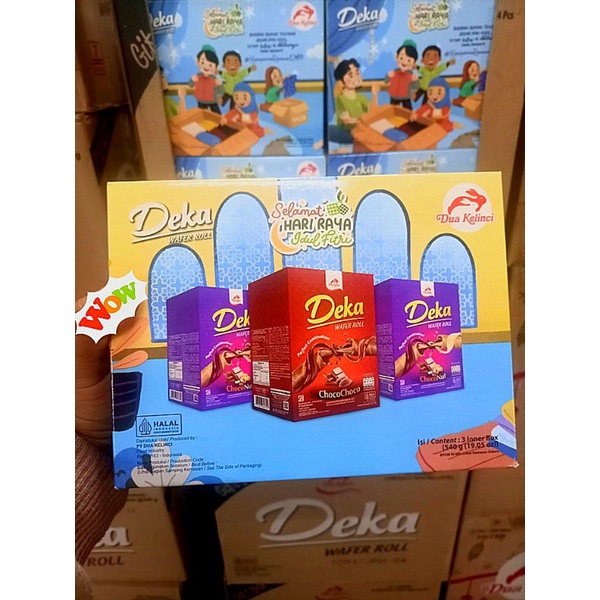 Jual DEKA Wafer Roll Giftbox Mix 3 rasa | Shopee Indonesia