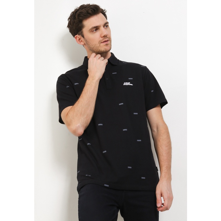 Jual No Fear - Atomic Regular Fit Polo Shirt - Black | Shopee Indonesia