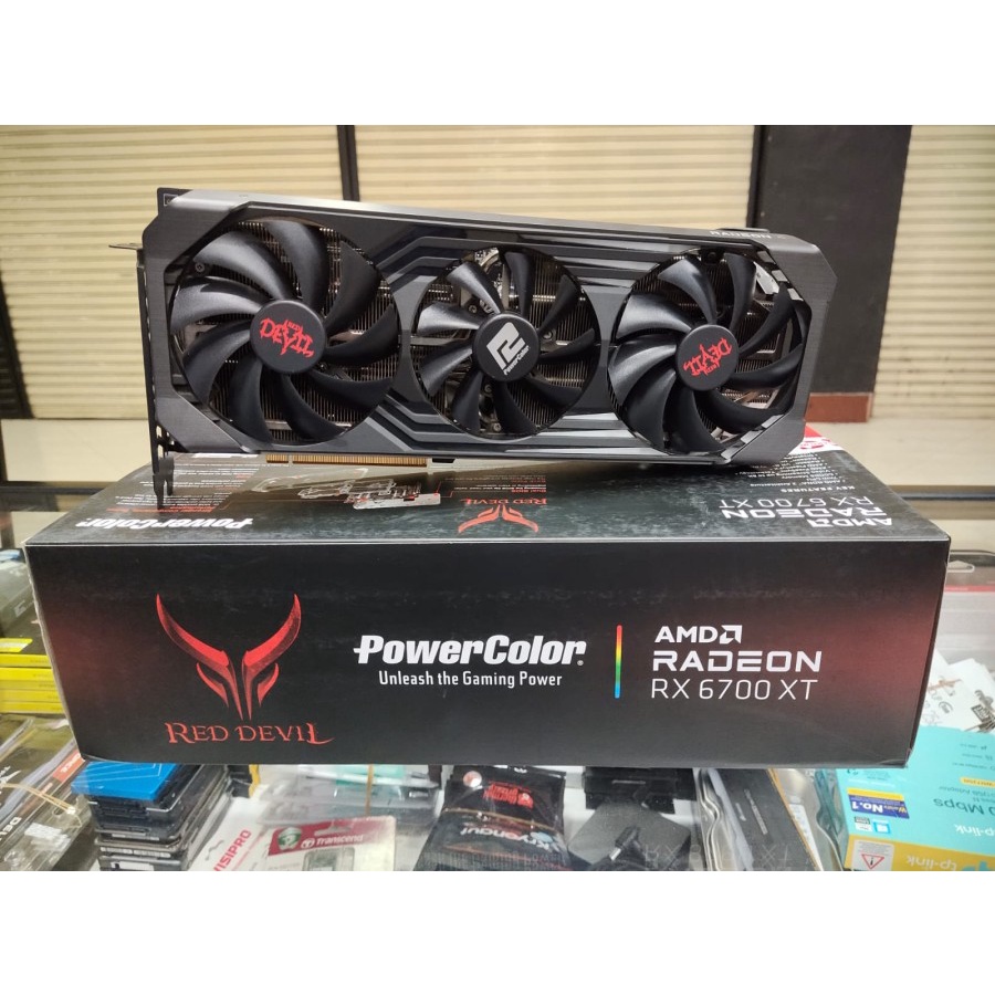Jual POWERCOLOR RADEON RX 6700 XT 12GB GDDR6X RED DEVIL | Shopee Indonesia