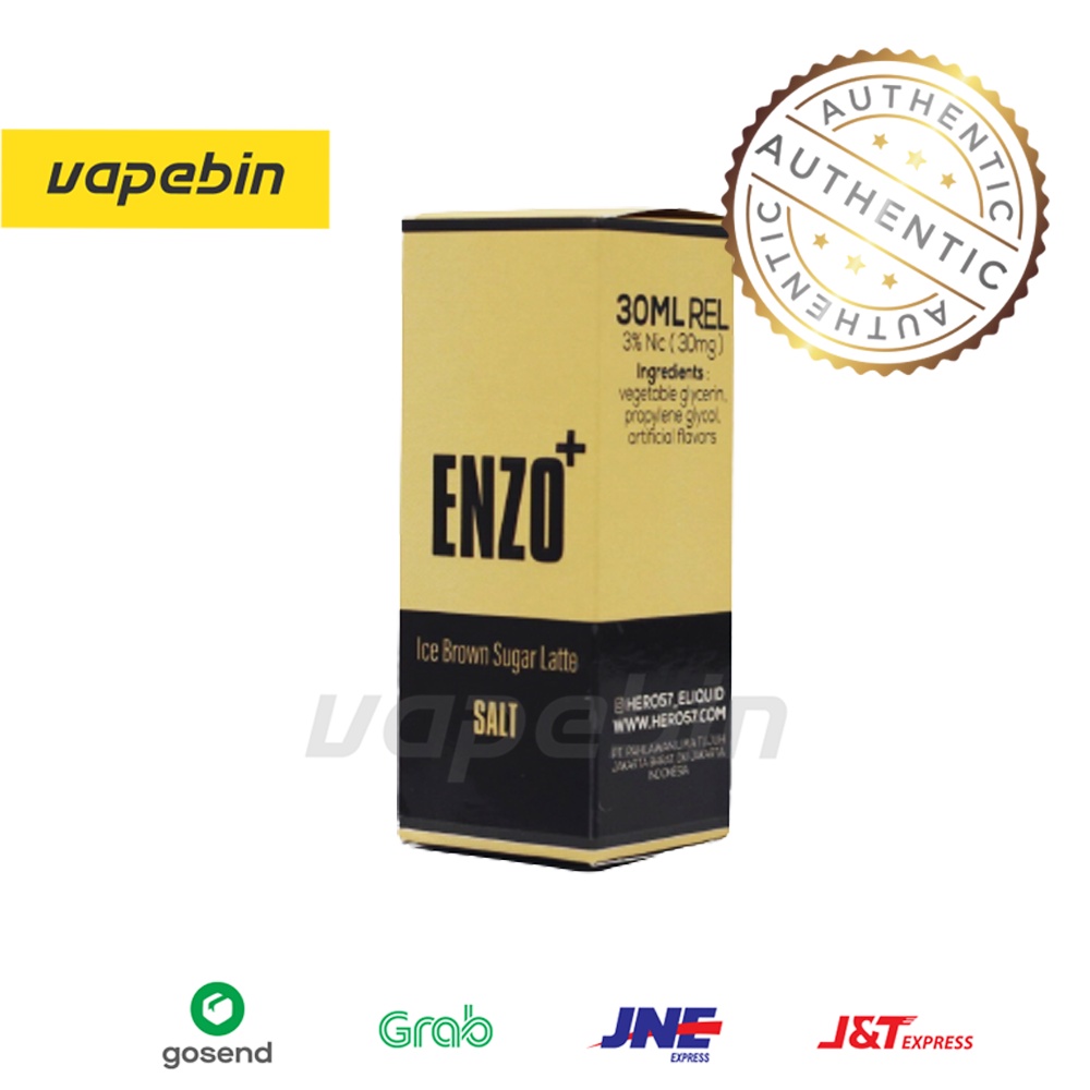 Jual LIQUID ENZO ICE BROWN SUGAR LATTE SALTNIC - ENZO SALT BROWN SUGAR ...
