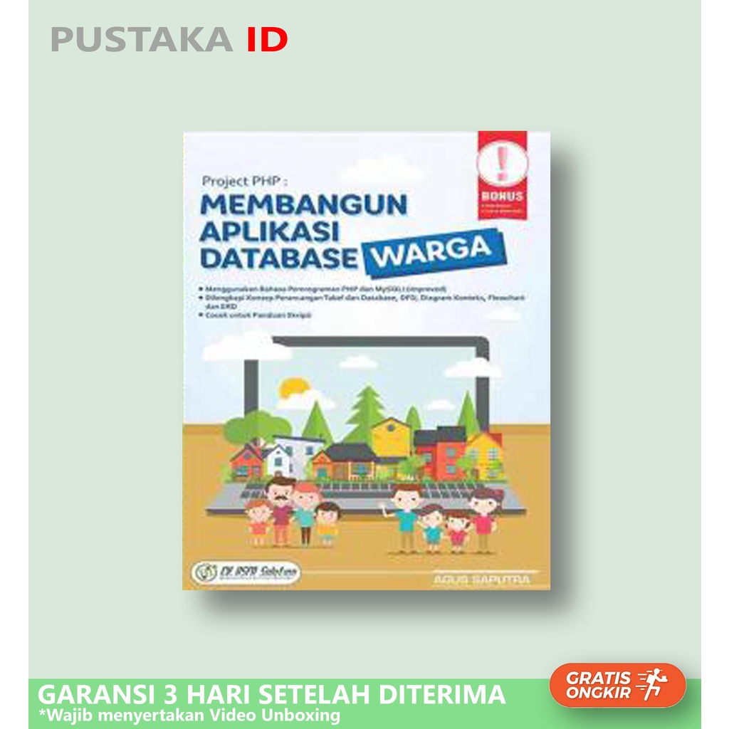 Jual Buku Project PHP Membangun Aplikasi Database Warga - Original ...