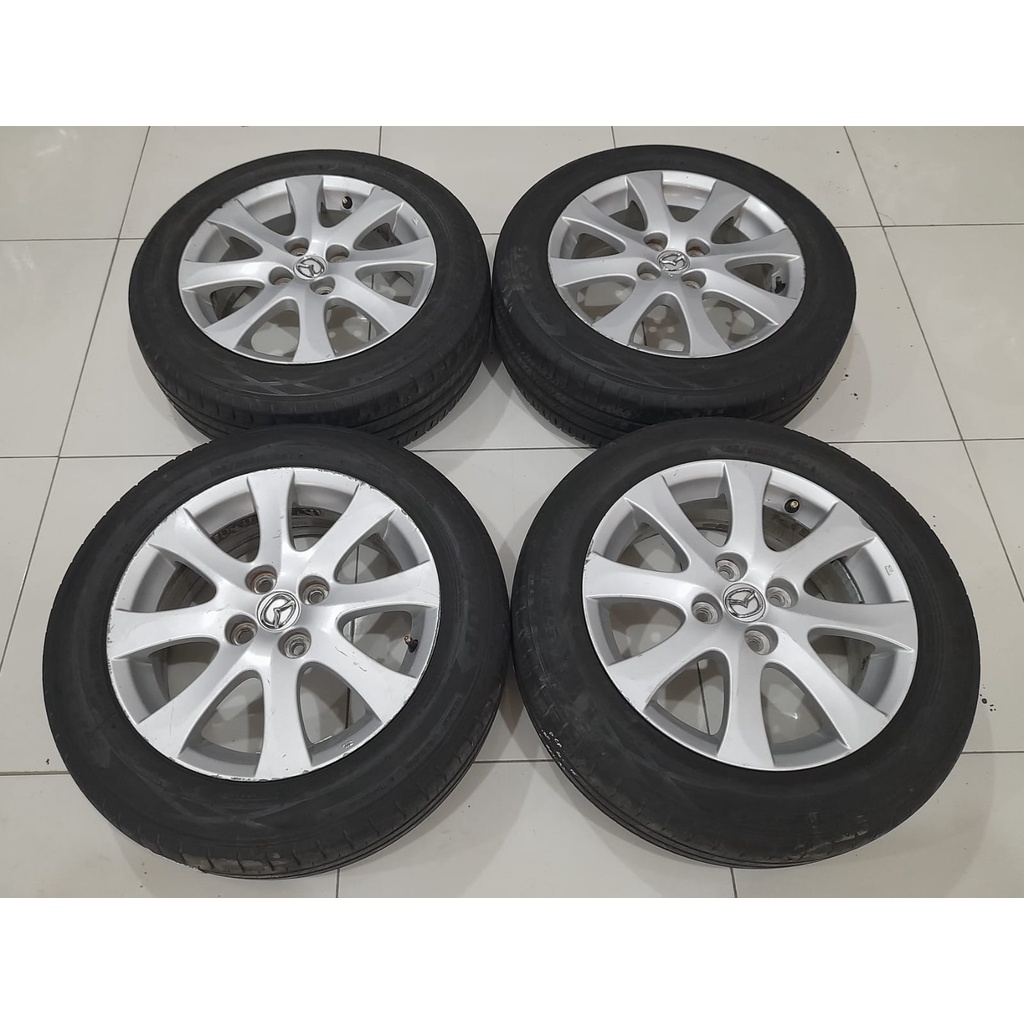Jual VELG MOBIL BEKAS COPOTAN OEM MAZDA RING 15 VELG SAJA TANPA BAN | Shopee Indonesia