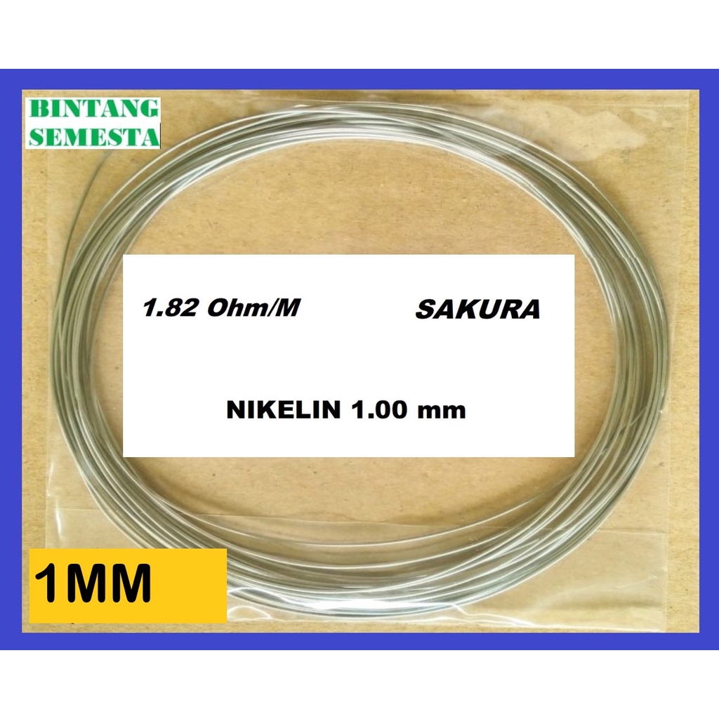 Jual Niklin kawat nikelin 1mm jual per meter | Shopee Indonesia