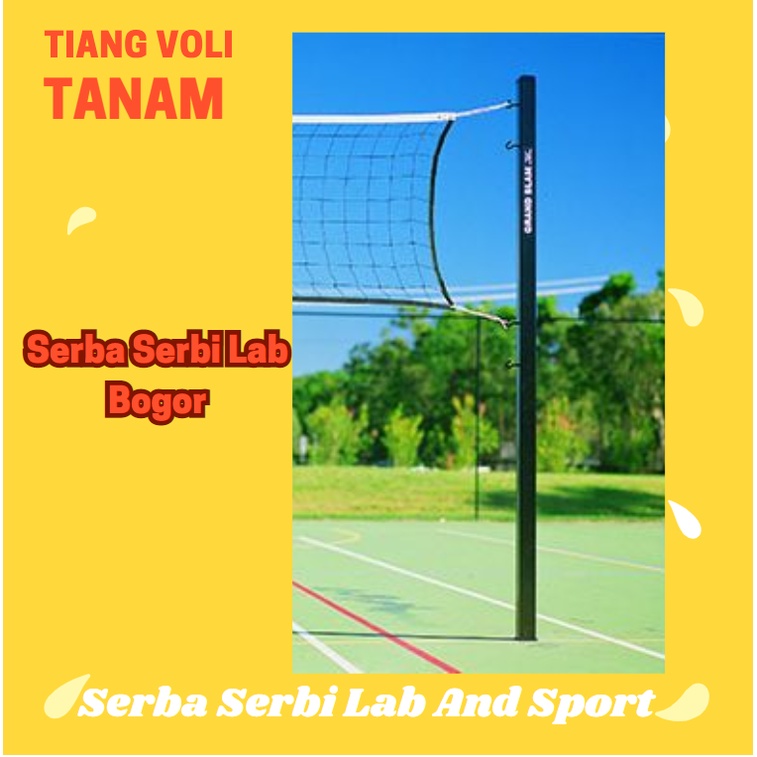 Jual TIang Voli Tanam Pipa 3 Inch + Net | Shopee Indonesia