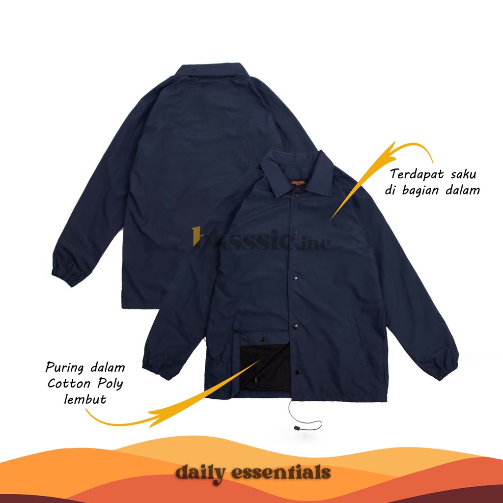 Jual Jaket Coach | Coach Polos Premium Original | Basssic | Shopee ...