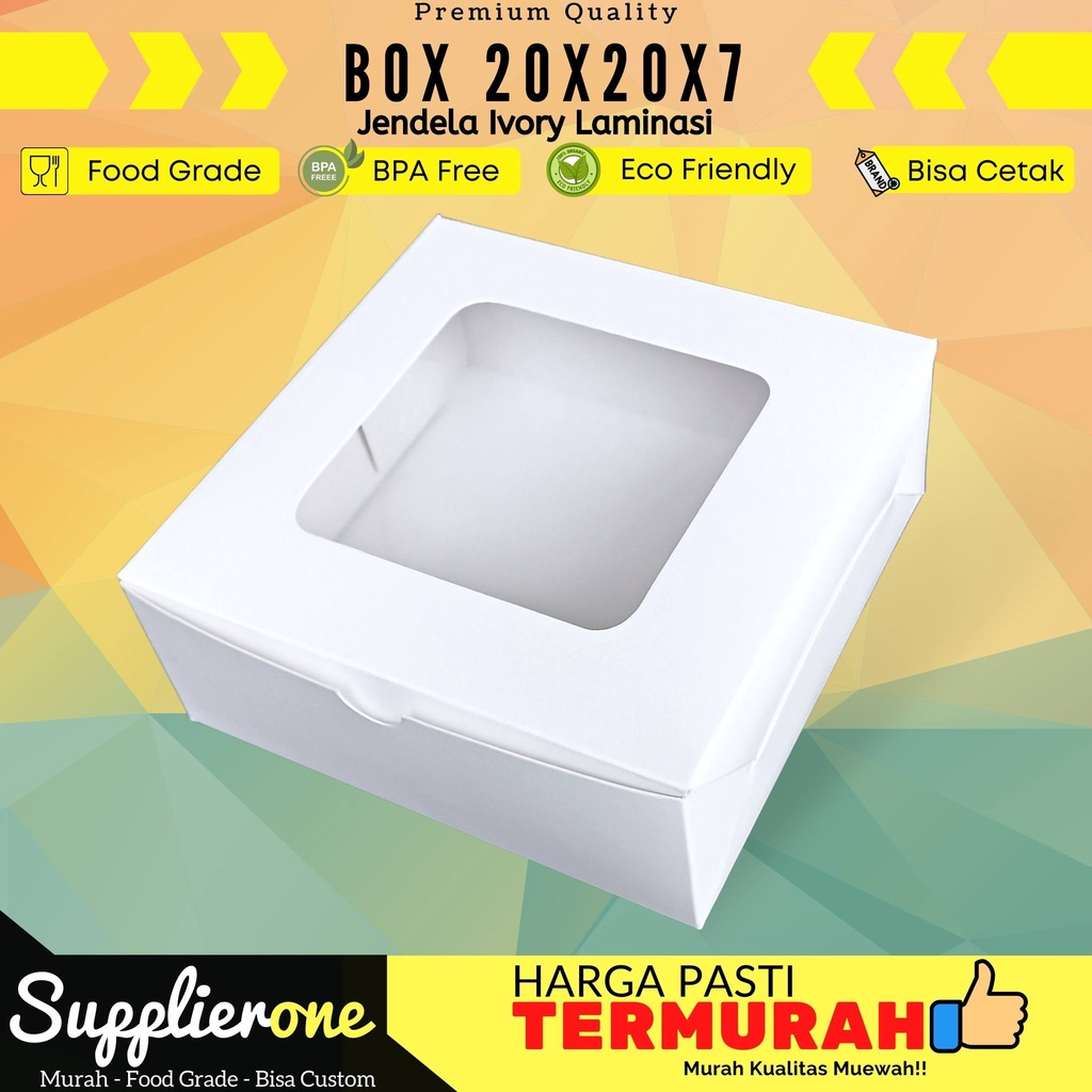 Jual Dus Catering 20X20X7 / Box catering / Box Souvenir / Box Bolu ...