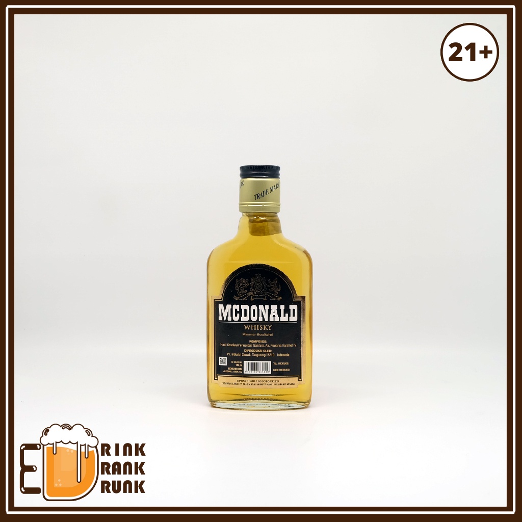 Jual MCDONALD WHISKY - 180 ml (±50%) | Shopee Indonesia