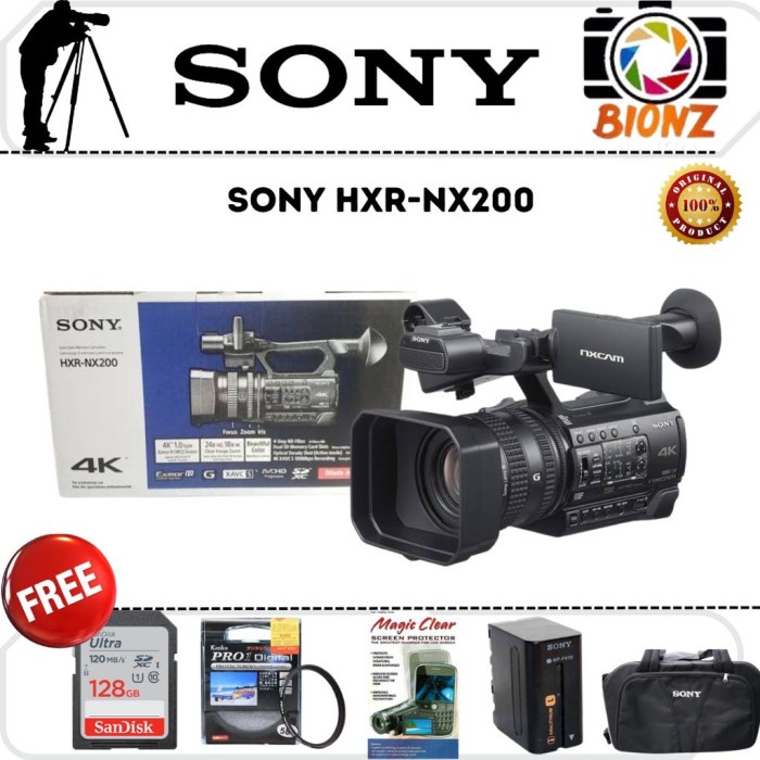 Jual CAMCORDER SONY HXR NX200 / CAMCORDER SONY HXR-NX200 | Shopee Indonesia