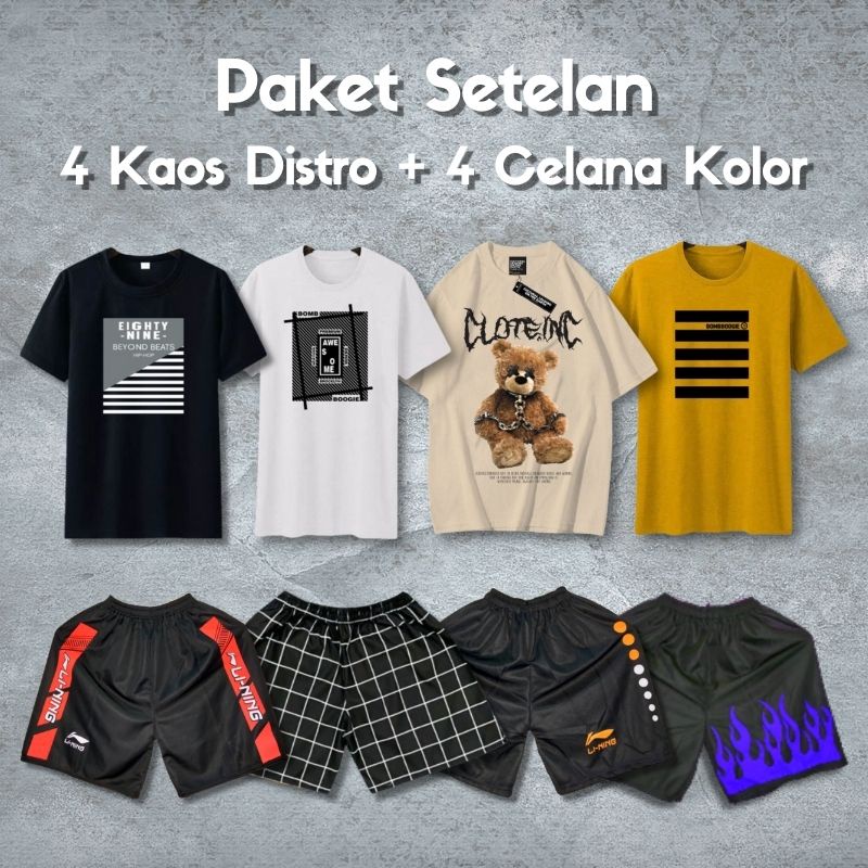 Jual (COD)100RB DAPAT 8PCS | Kaos Motif Distro | Paket Outfit | Kaos ... Jual (COD)100RB DAPAT 8PCS | Kaos Motif Distro | Paket Outfit | Kaos ...
