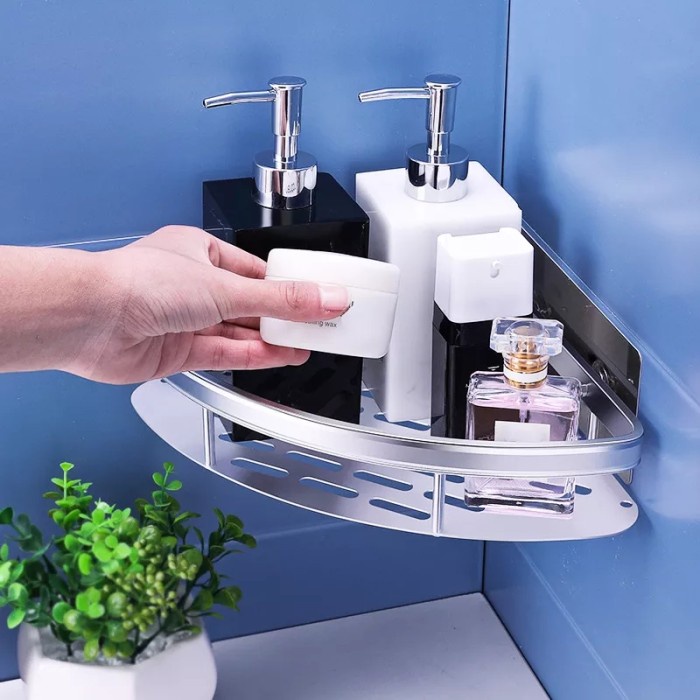 Jual rak sabun kamar mandi stainless dua tingkat | Shopee Indonesia