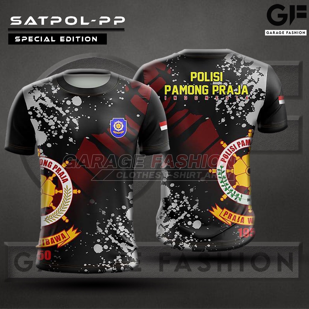 Jual Jersey Satpol PP / Kaos Satuan Polisi Pamong Praja Bahan Dryfit / Jersey POL PP COD/Bayar ...